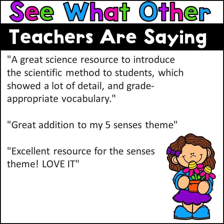 The Five Senses Worksheets Activity Emergent Reader and Anchor Charts ...