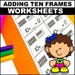 Teen Numbers Practice Worksheets Ten Frames to 20 Activities - Etsy