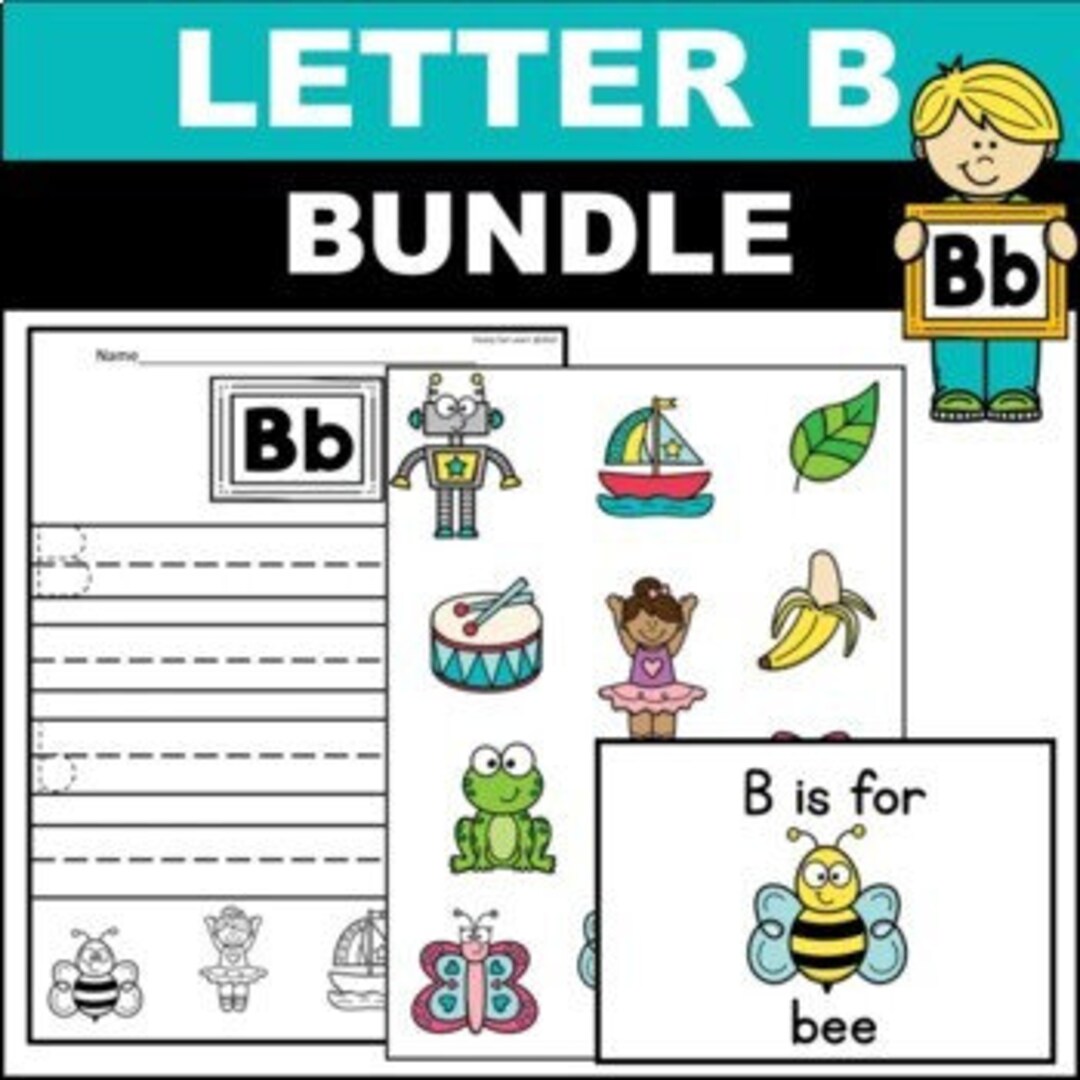Letter B Worksheets and Activities - Etsy