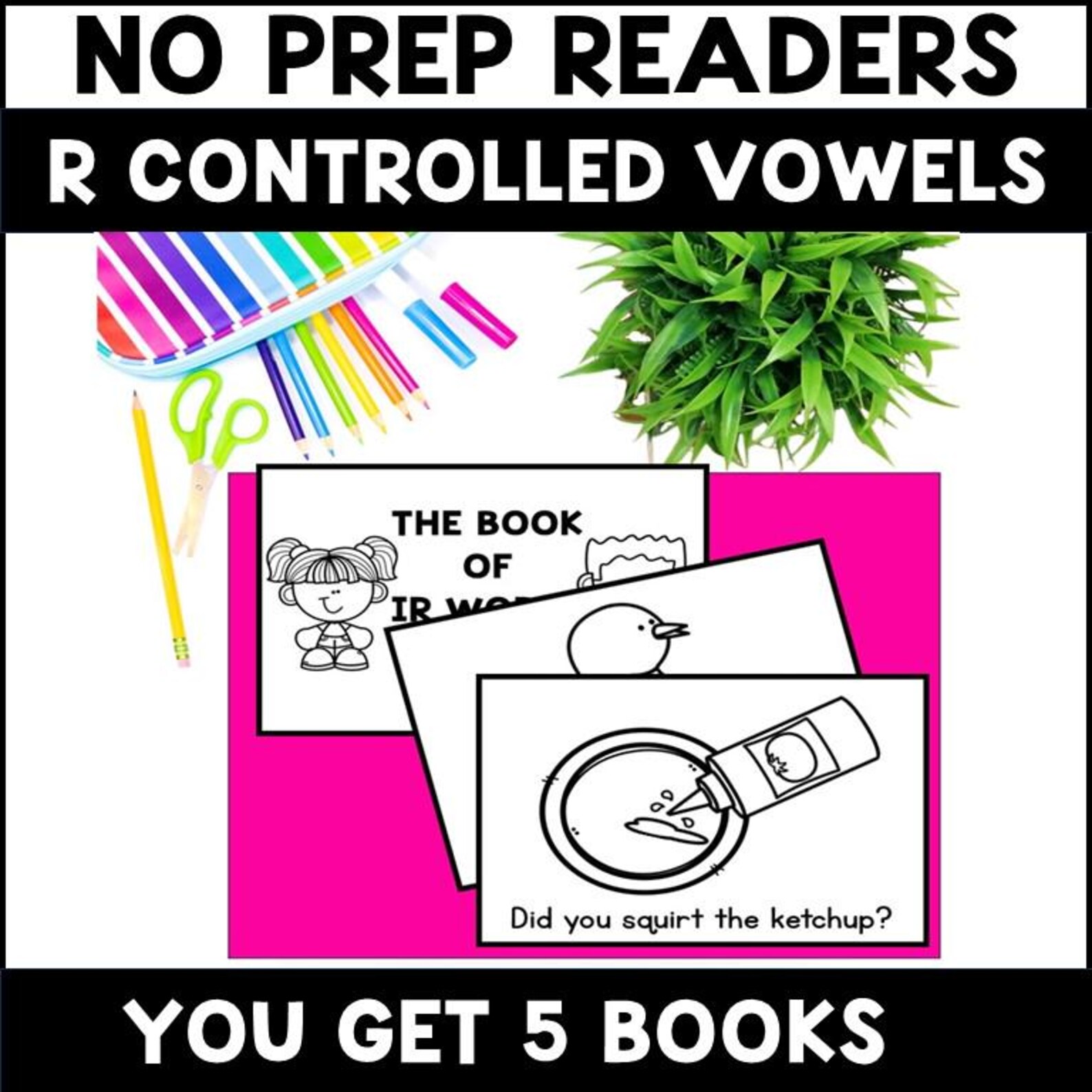 Bossy R Worksheets Activities and R Controlled Vowels Readers - Etsy