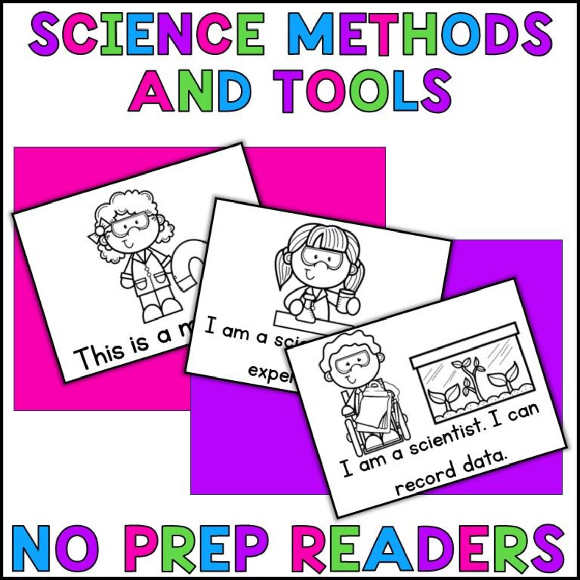Scientific Method and Scientific Tools Worksheets Anchor Charts and ...