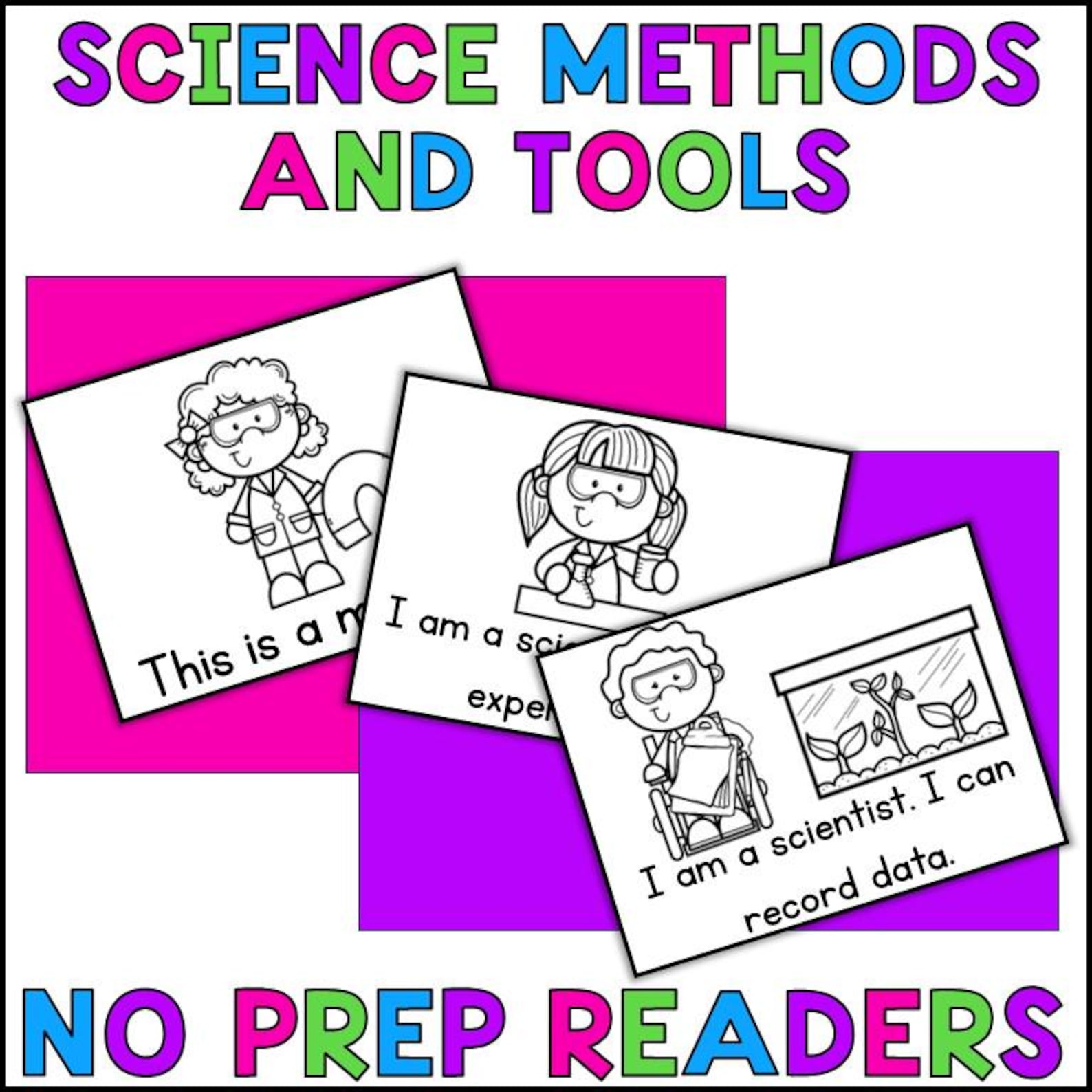 Scientific Method and Scientific Tools Worksheets Anchor Charts and ...
