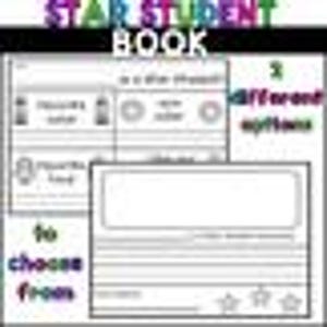 Star Student of the Week Poster All About Me - Etsy