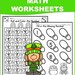 St Patrick's Day Math and Literacy Worksheets March Preschool - Etsy