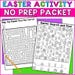 Easter Activity Pages Coloring Pages Crossword Puzzle Word Search Maze ...