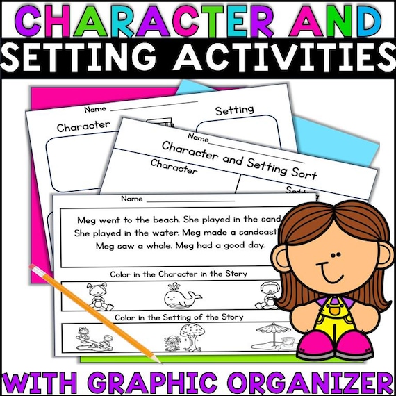 Setting Of A Story Worksheets Plot, Character, And Setting Resources