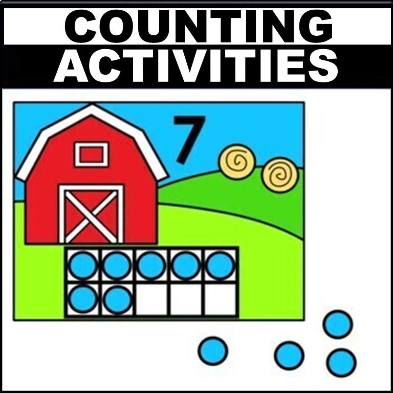 Farm Themed Letters Shapes, Syllables, and Numbers to 10 Activities ...