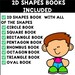 2D Shape Books for Preschool Kindergarten - Etsy