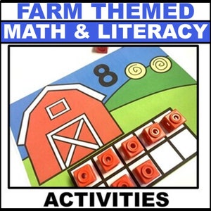Farm Themed Letters Shapes, Syllables, and Numbers to 10 Activities ...
