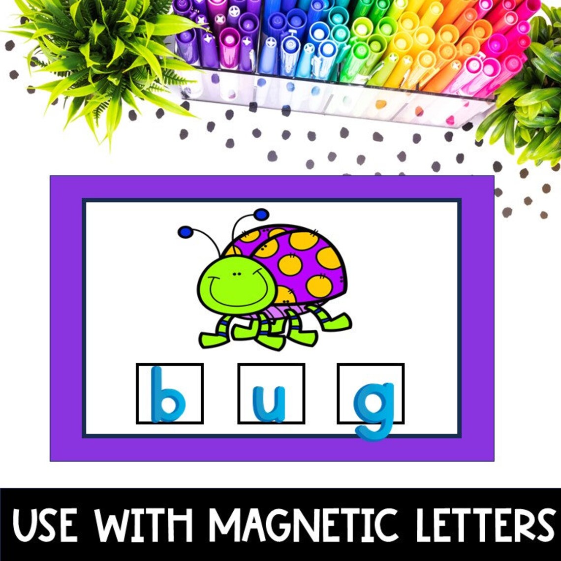 Blending CVC Words Activity Short A Short O Short U and Short I - Etsy