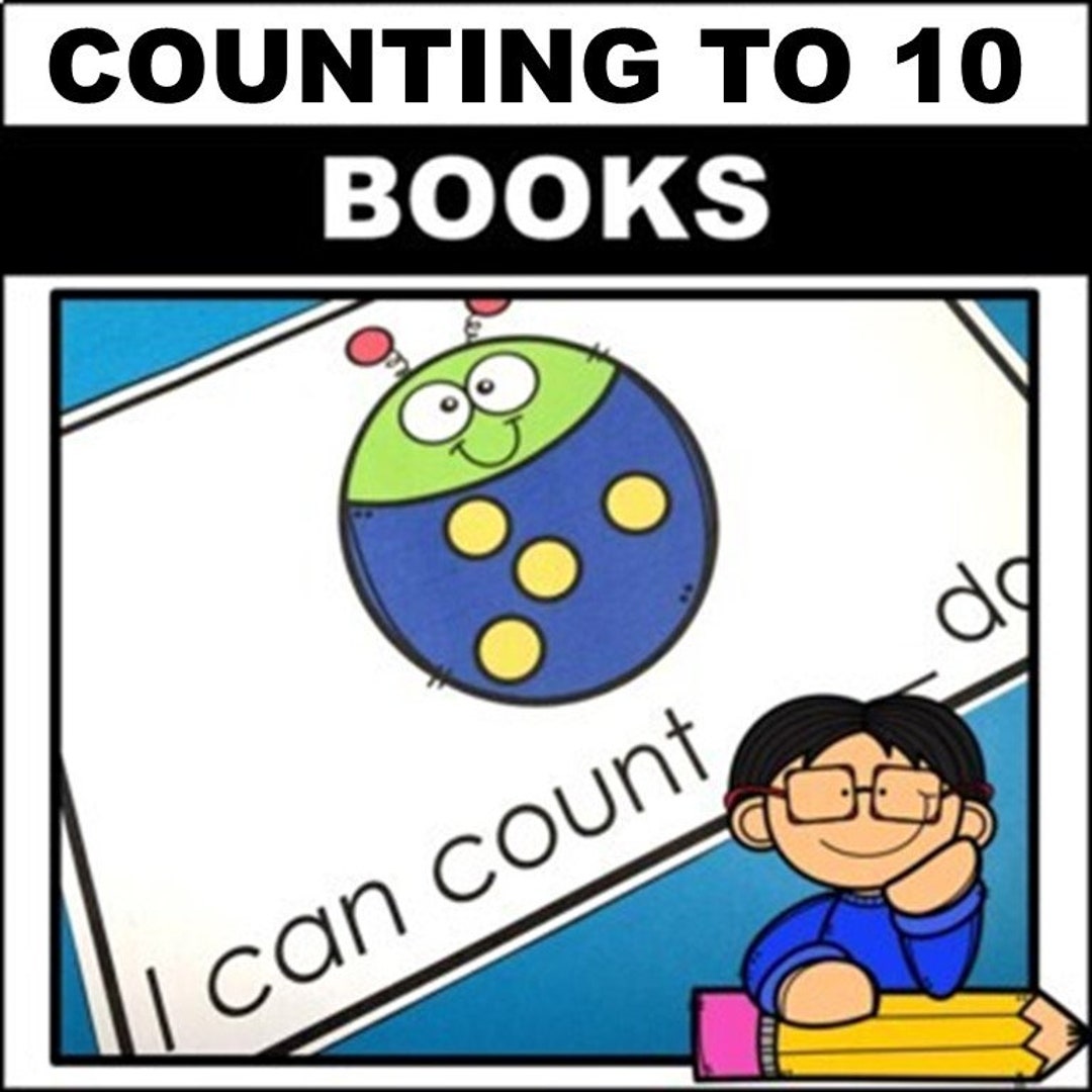 Counting to 10 Activity Books - Etsy