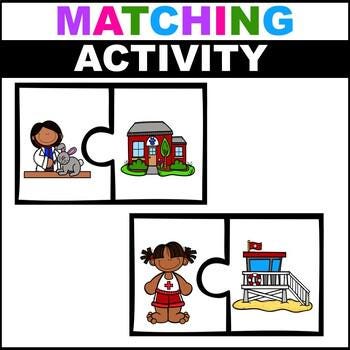 Community Helpers Worksheets and Activities Kindergarten and First ...