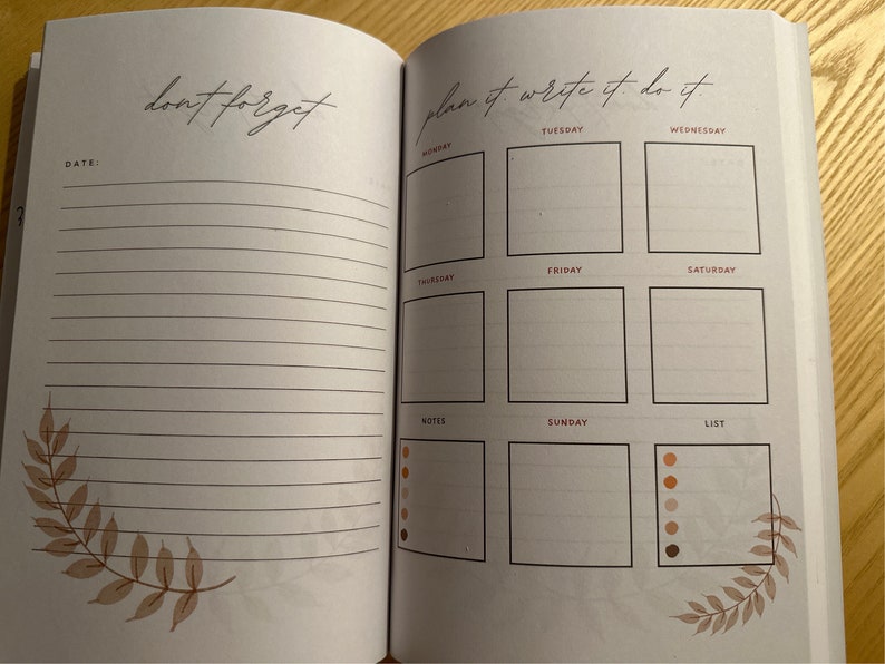 Don’t Forget Journal and Weekly Planner | to Do Lists | Teacher Gift ...