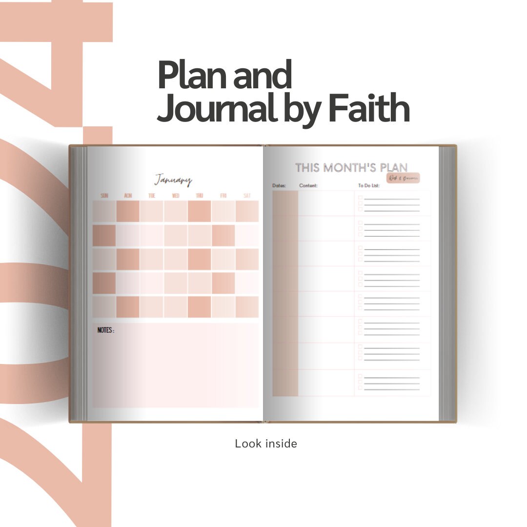 2024 Christian Planner for Daily, Weekly, Monthly Planning. Christian ...