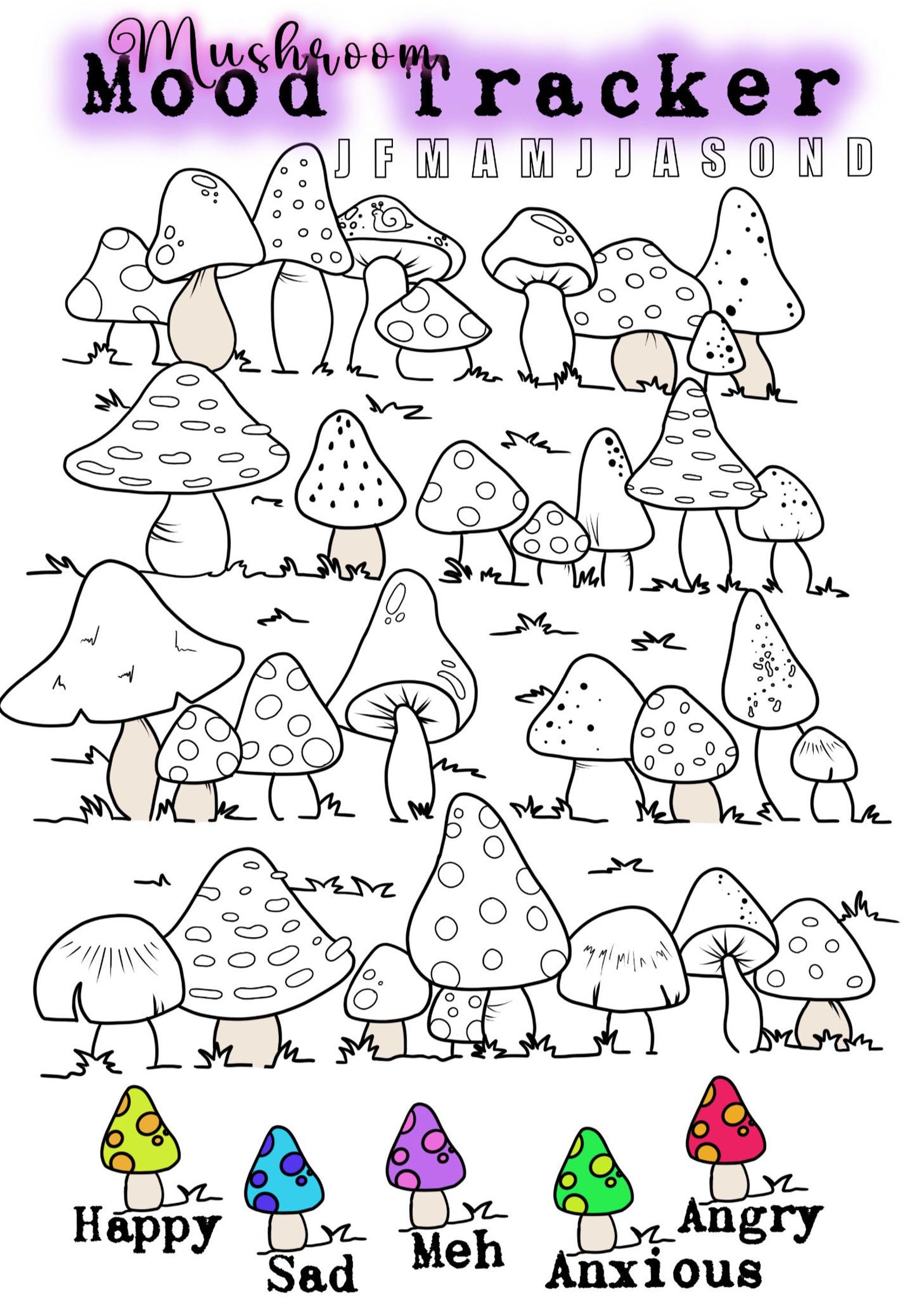 Mood Tracker - Digital Download - Etsy