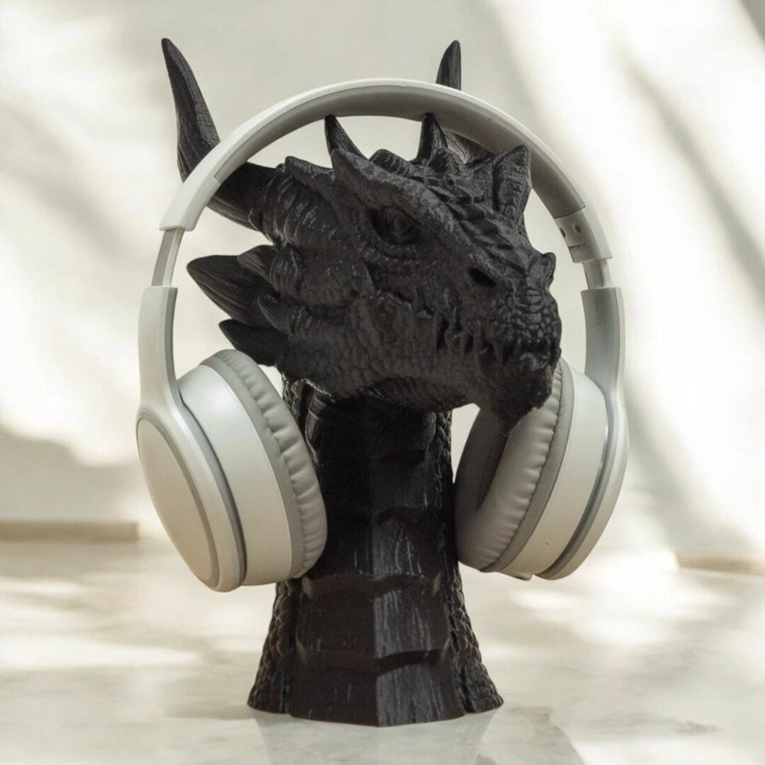 Epic Dragon Headphone Stand Dragon Gamer Headset Holder Perfect Gift ...