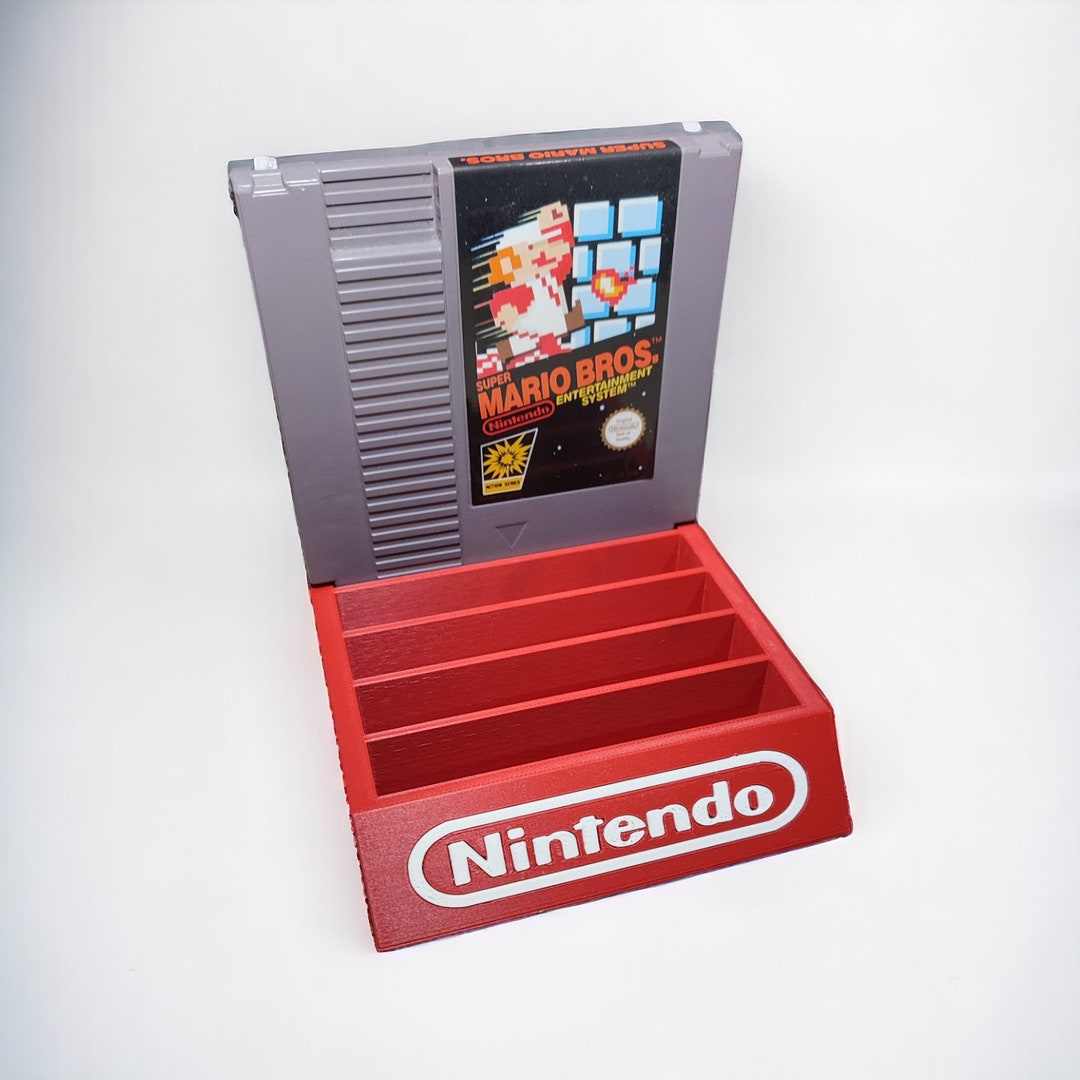 Nintendo NES Cartridge Storage 5 Video Game Display Ideal Retrogaming ...