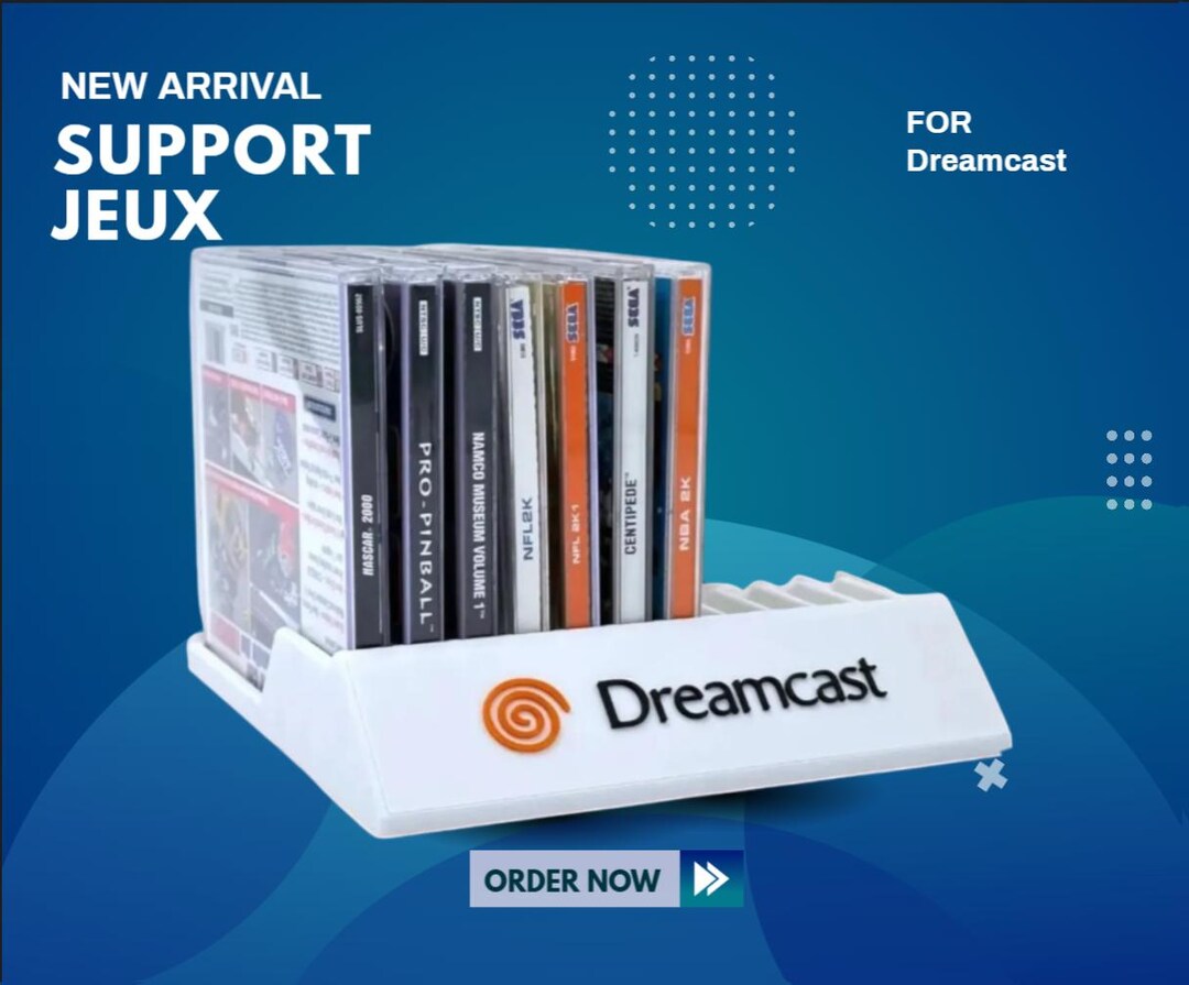 SEGA DREAMCAST Game Case Support - Retrogaming - Etsy