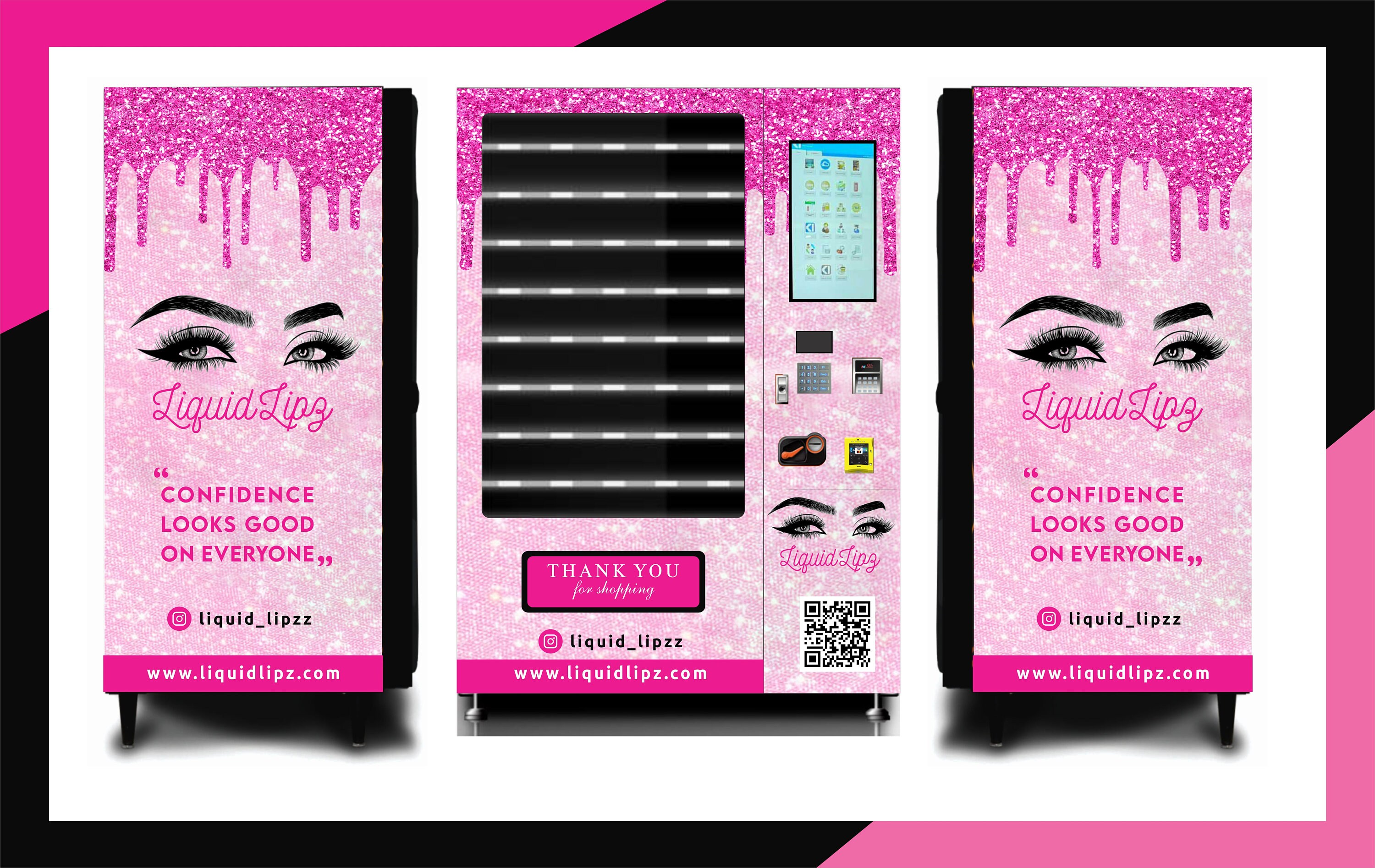 Lash and Hair Vending Machine Design | Beauty Vending Machine Design ...