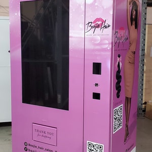 Custom Beauty Vending Machine Design | Lash & Hair (digital Product) - Etsy