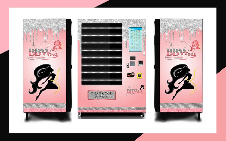 Lash and Hair Vending Machine Design | Beauty Vending Machine Design ...