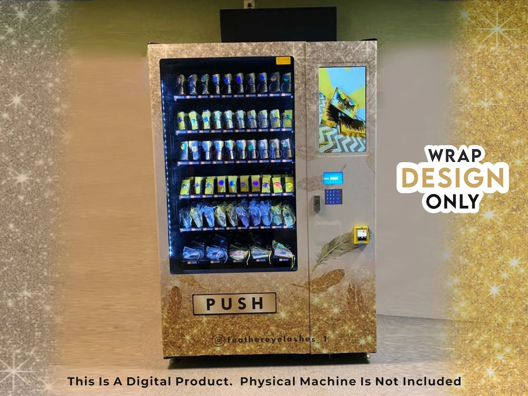 Custom Beauty Vending Machine Design | Lash & Hair (digital Product) - Etsy