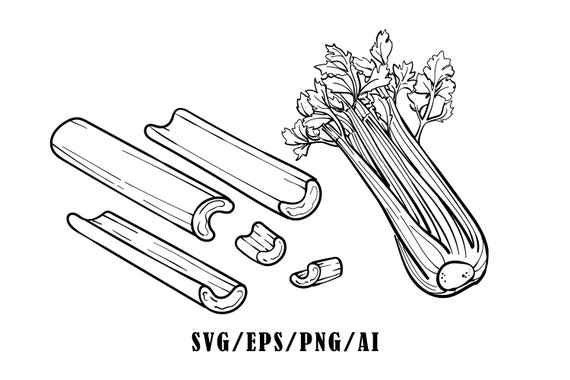 Celery Sticks Clipart
