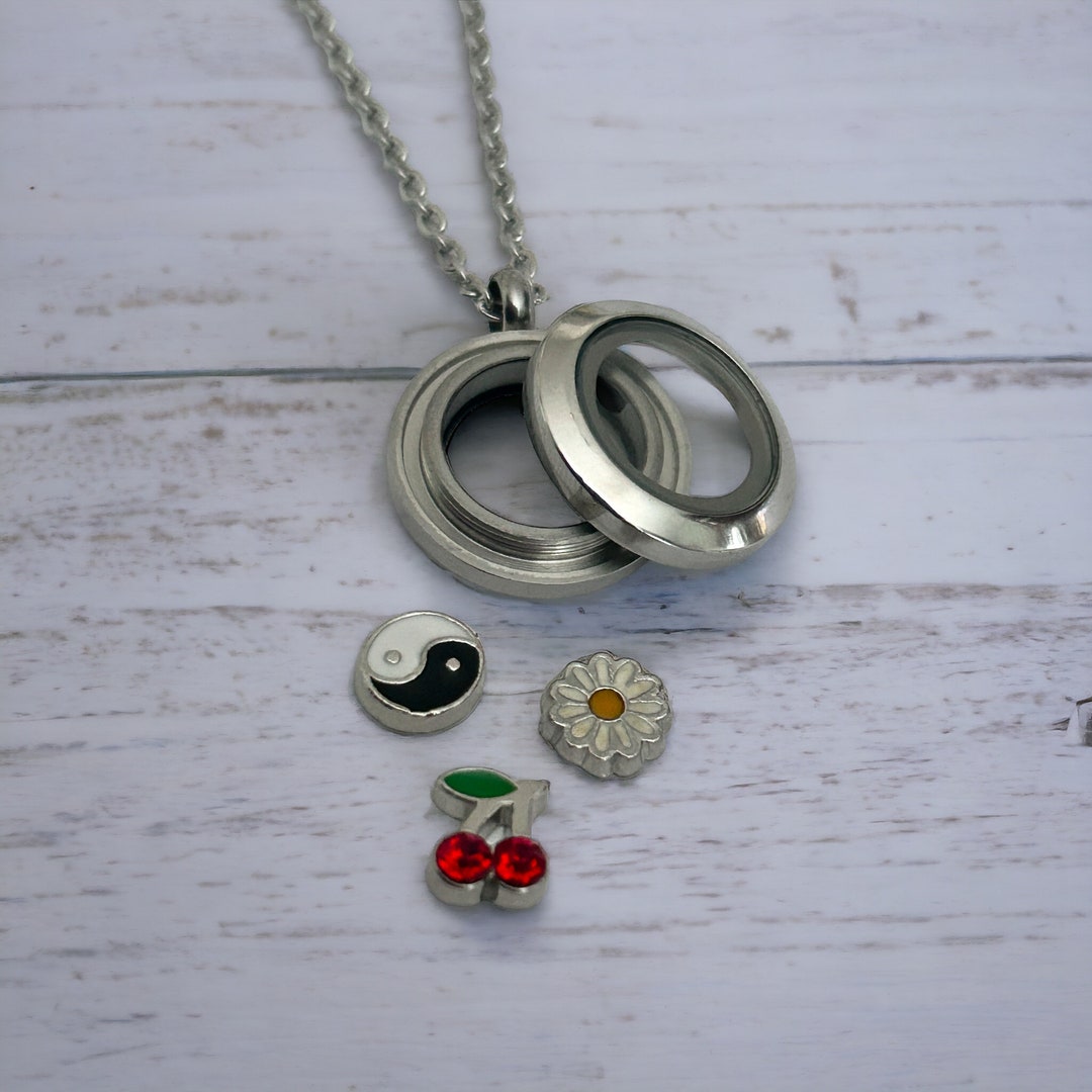 Medallion to Fill Yourself, Customizable Necklace as a Gift, Necklace ...