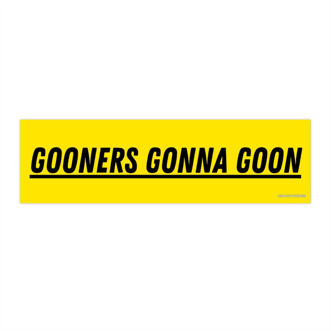 Funny Goon Meme Bumper Sticker | Gen Alpha Sticker | Hilarious Vinyl ...
