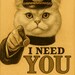 Custom Cat Poster, Propaganda Poster, Wartime Cat Poster, Cat ...