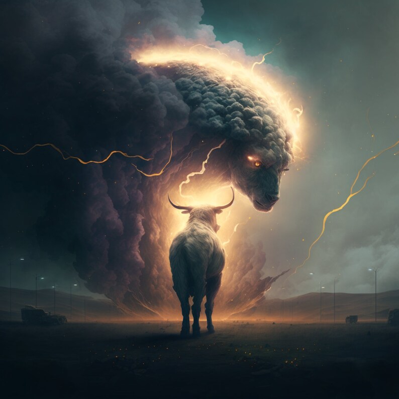 Sheep GOD Art - Etsy