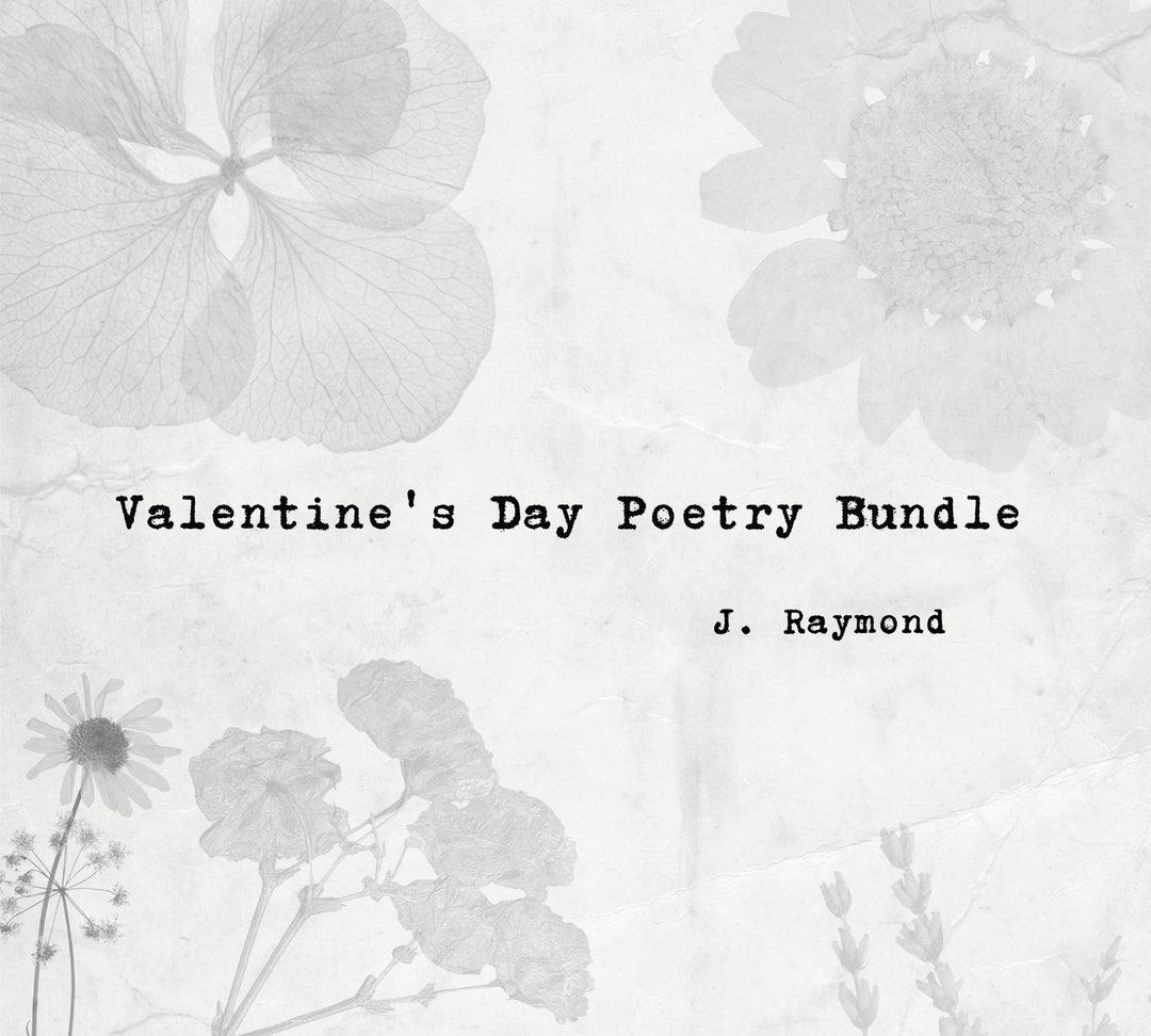 Valentine's Day Poetry Bundle - Etsy