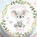 Printable Baby Girl Koala Cake Topper Download Edit and Print Yourself ...