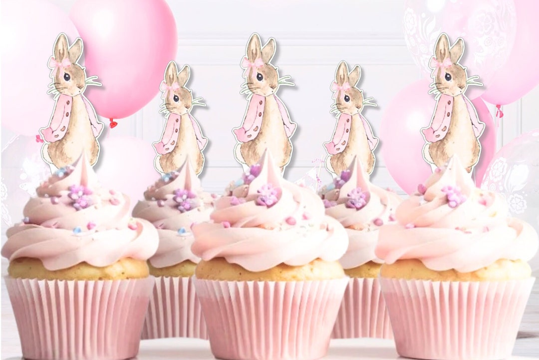 Flopsy or Lily Bobtail Cupcake Toppers Edible Wafer Cut Out Images 1st ...