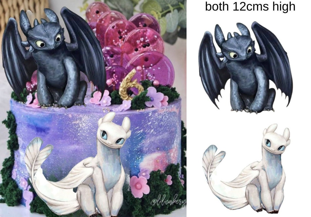 Dragons Cake Topper Edible Icing Images Cake Decoration Cut Outs 461 - Etsy