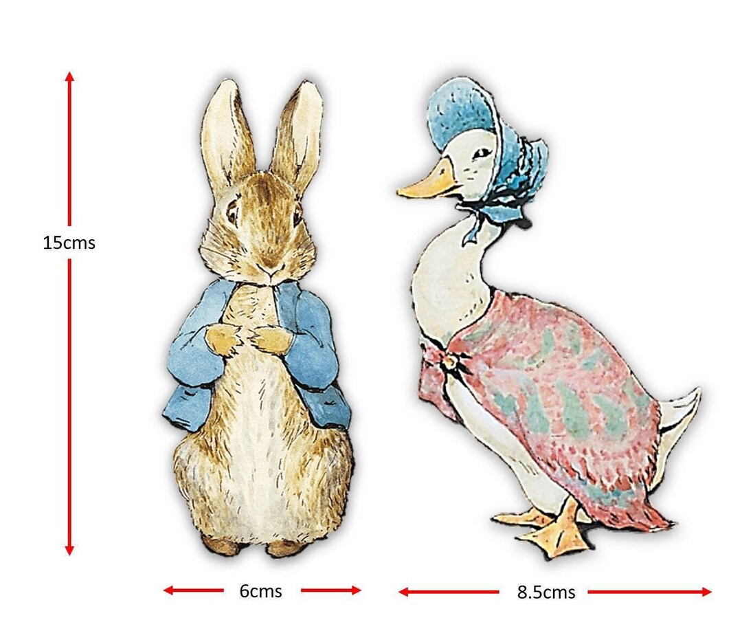 Peter Rabbit Jemima Duck Cake Topper Image Edible Icing Image Pre-cut ...