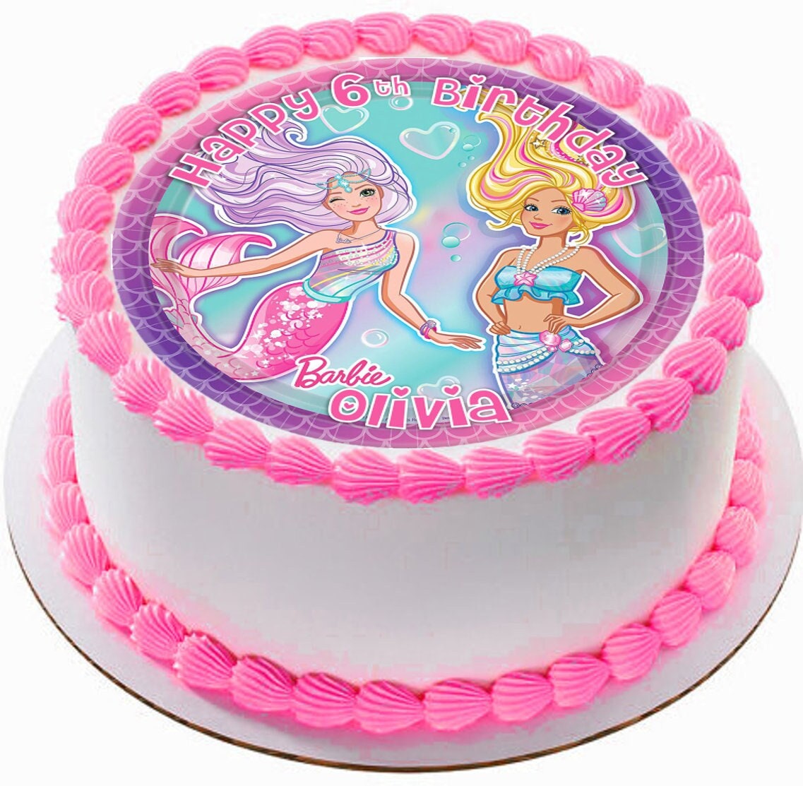 Barbie™ Dreamtopia Imagine Edible Cake Topper Image, 49% OFF