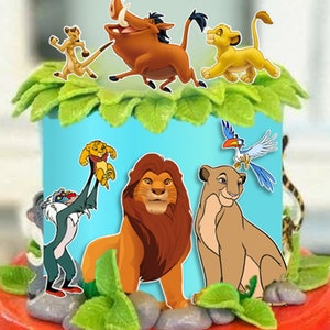 Lion King Simba Edible Icing Cake Topper Image Birthday Cake Decoration ...