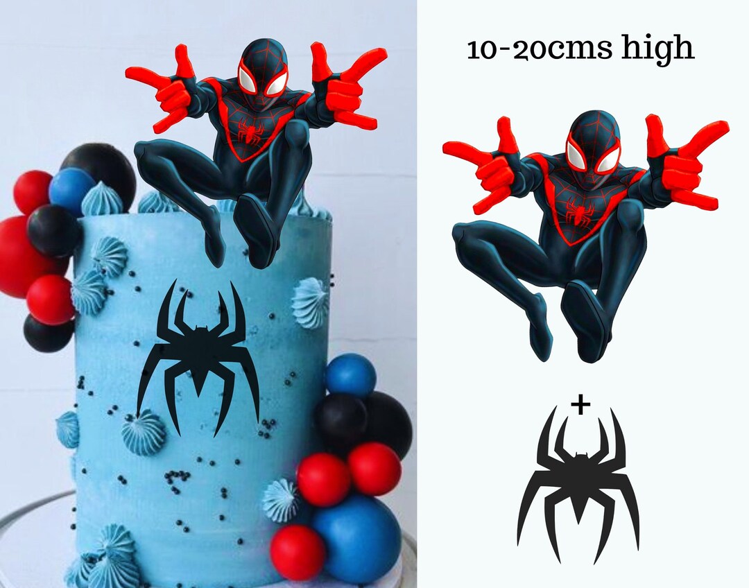 Spiderman Edible Icing Cake Topper Image Decal Marvel Pre-cut - Etsy