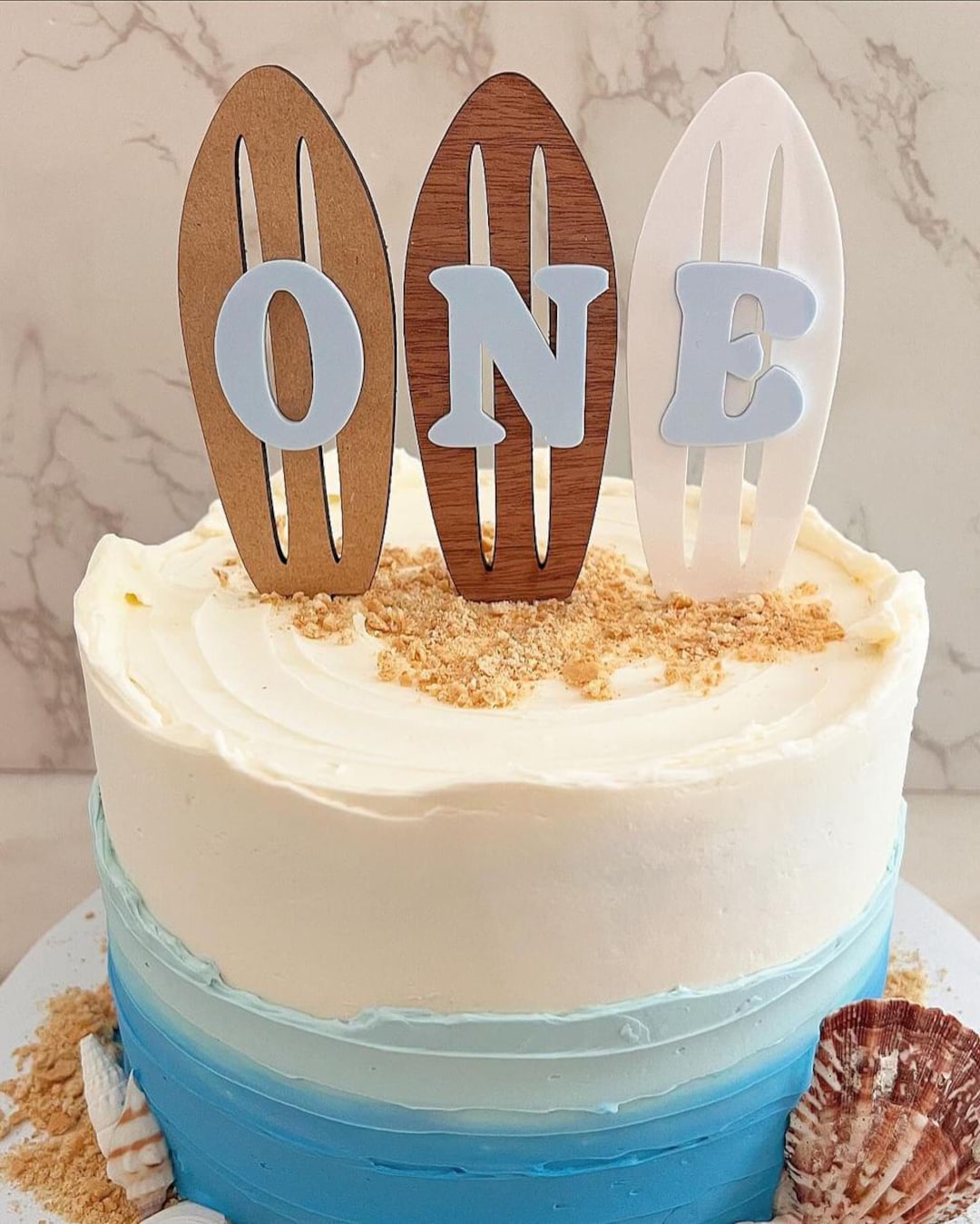 Surfboard Cake Topper | Surf Themed Birthday Topper | Surfer Birthday ...