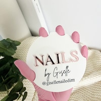 Nailfie Disc Template, Nail Tech Photo Prop, Nail Tech Gift, Svg, Png ...