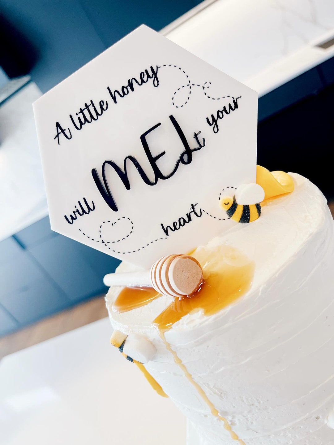Honey Bee Baby Shower, Bee Custom Cake Topper, Bee Cake Topper, Bumble ...