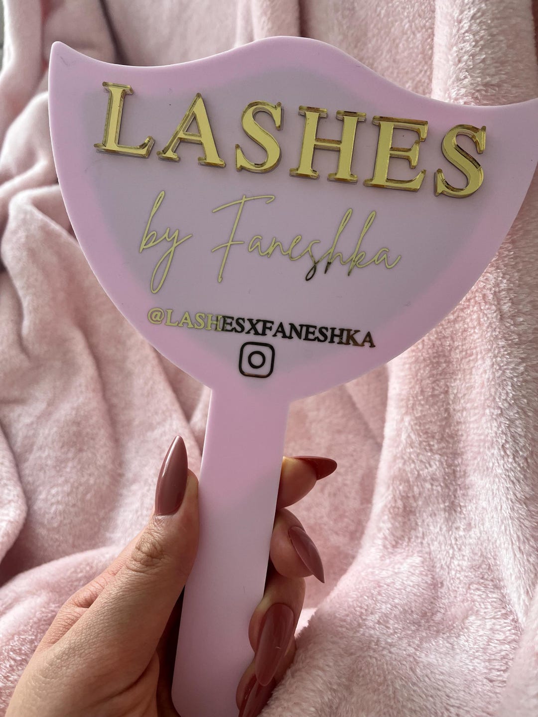 Lash and Brow Mirror Prop, Lash Artist Custom Mirror Gift, Salon Decor ...