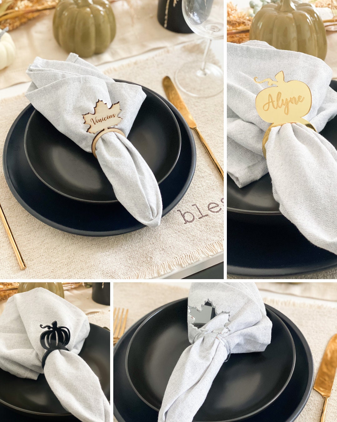 Thanksgiving Place Tag, Maple Leaves, Thanksgiving Decor, Thanksgiving ...