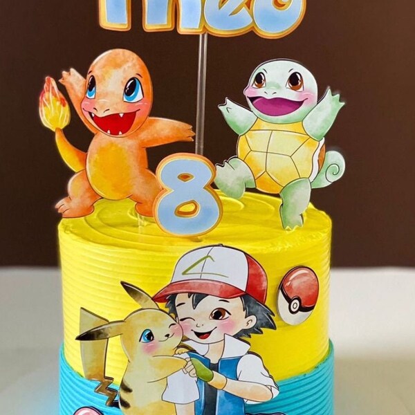 Pikachu Cake Topper - Etsy