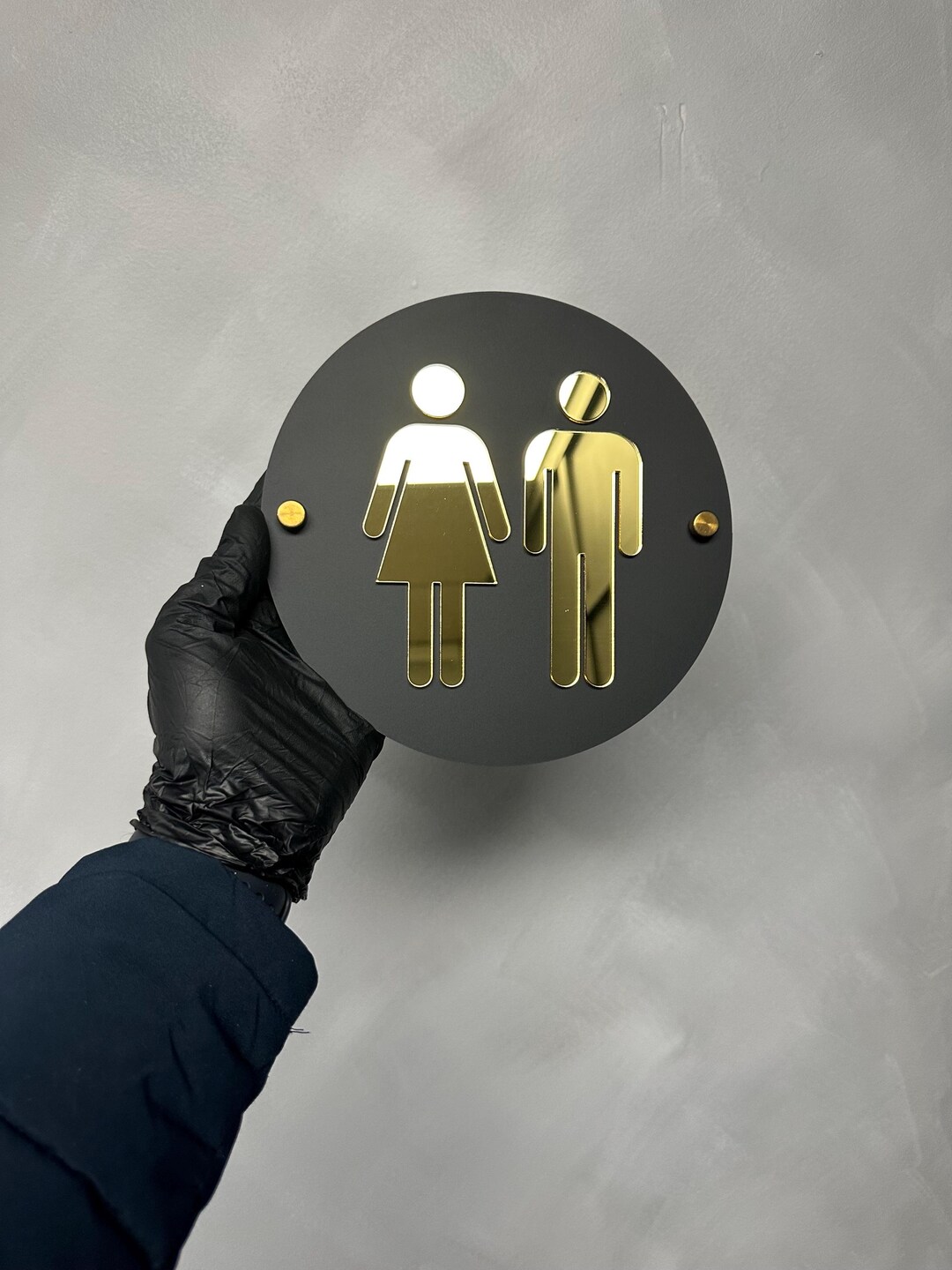 Restroom Signs, Wall Sign Name Plate, Door Name Plate, Office Gifts ...