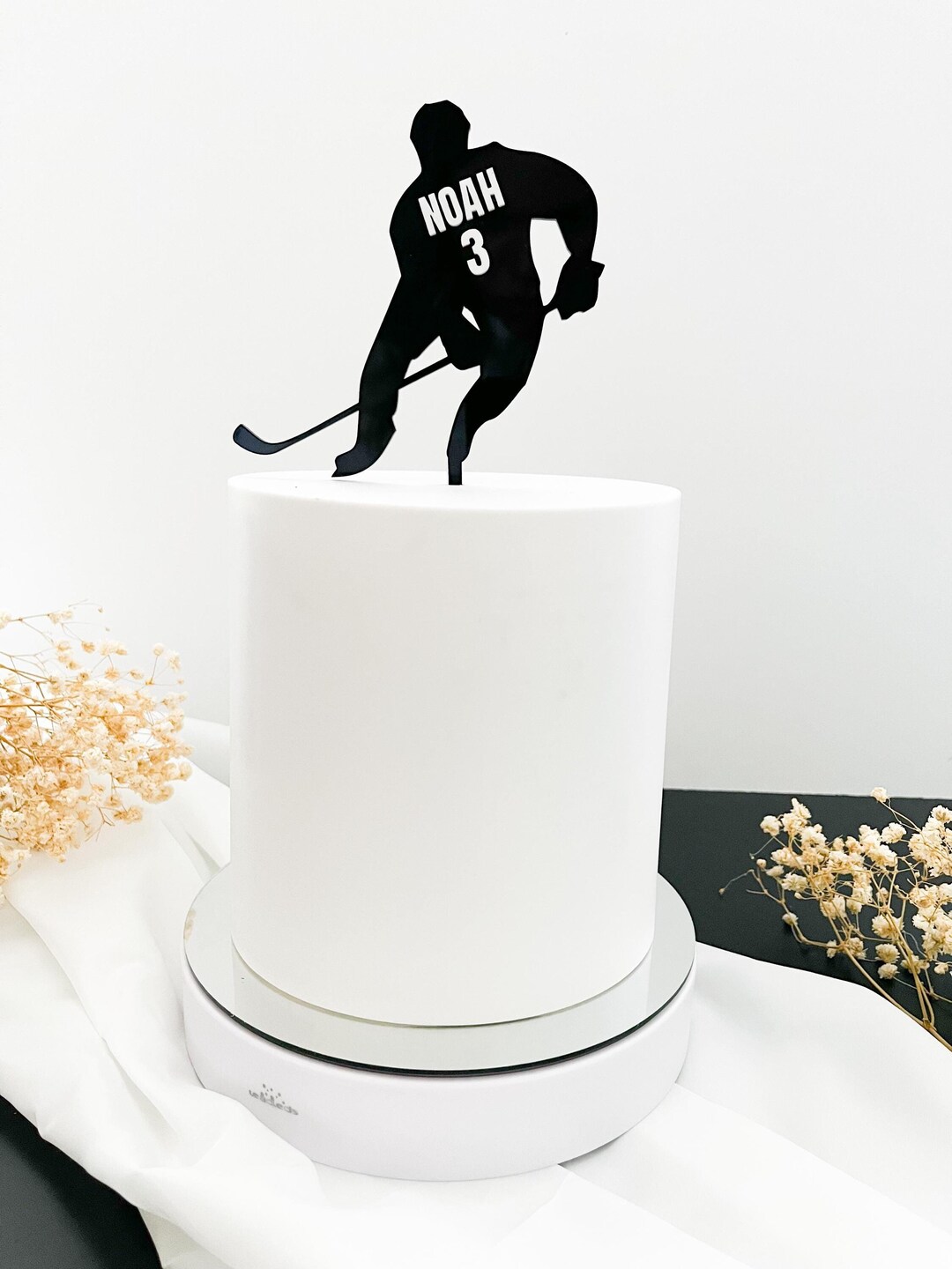 Hockey Player Cake Topper - Etsy