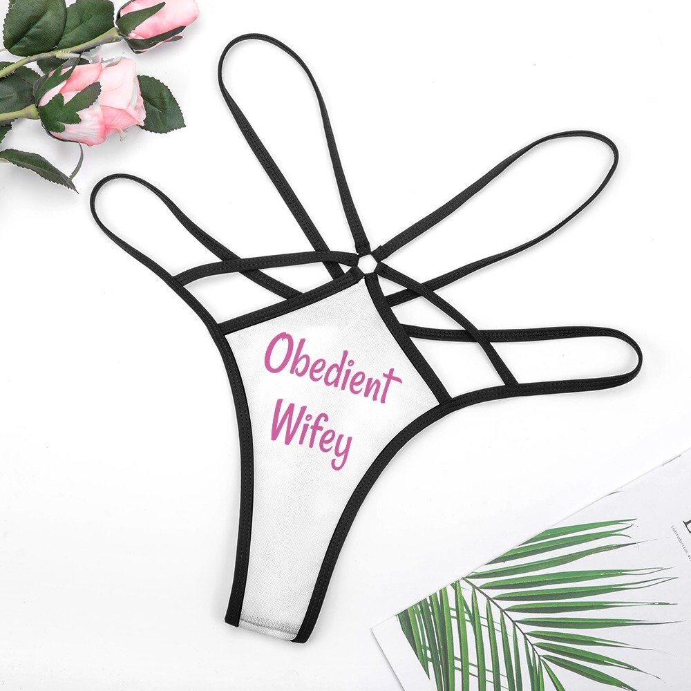 Naughty Ddlg Panties Sexy Thong Good Girl Panties Yes Daddy Etsy