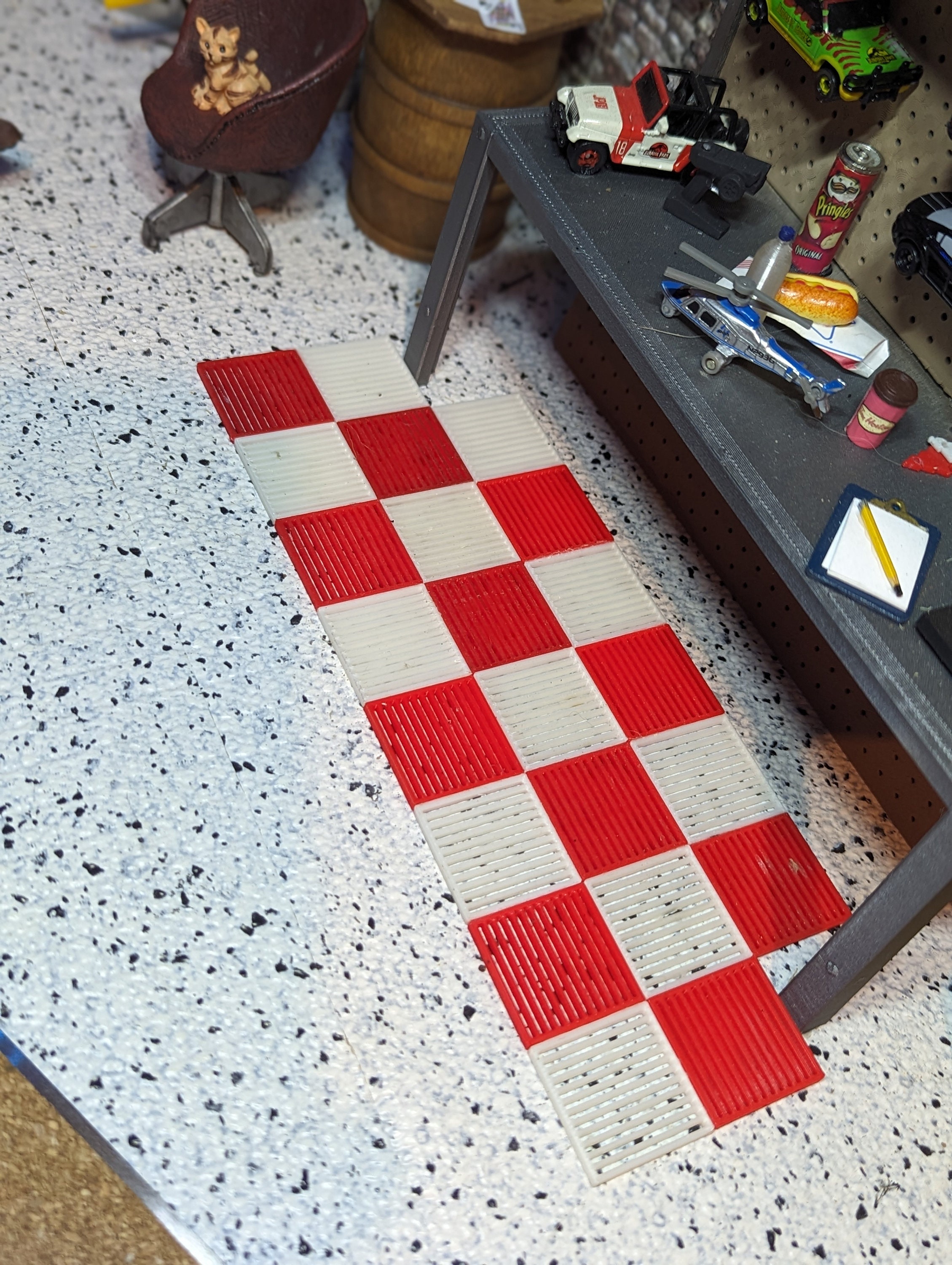 1/10 Scale Rc Shop Floor Tiles 3D Printed Scale Shop - Etsy
