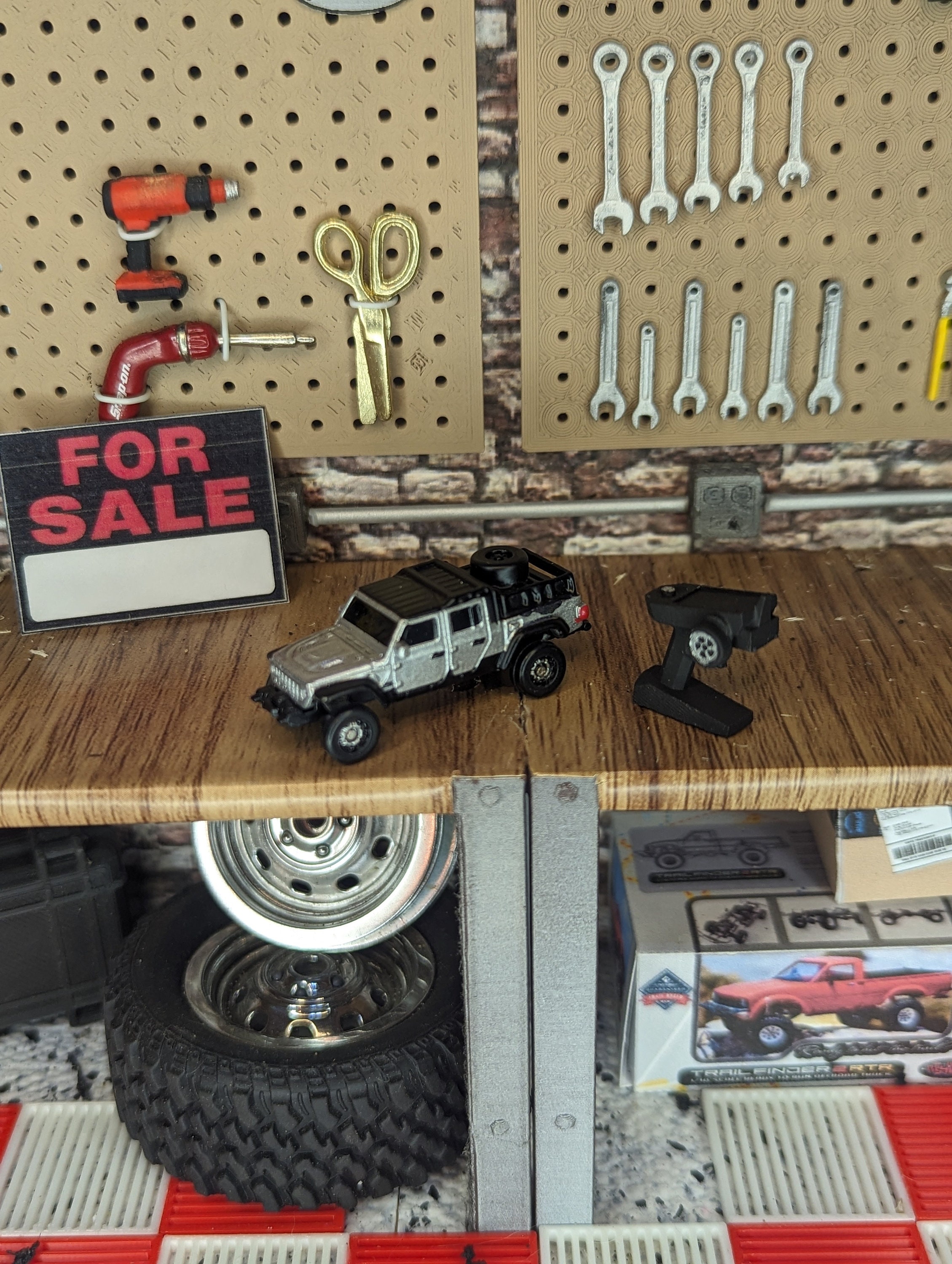 1:10 Scale Mini RC Car and Radio Set Scale RC Accessories - Etsy